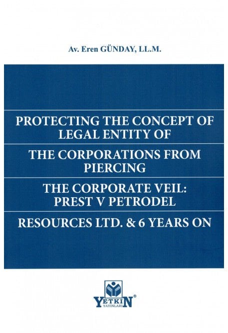 Protecting The Concept Of Legal Entity Of The Corportions From Piercing ...